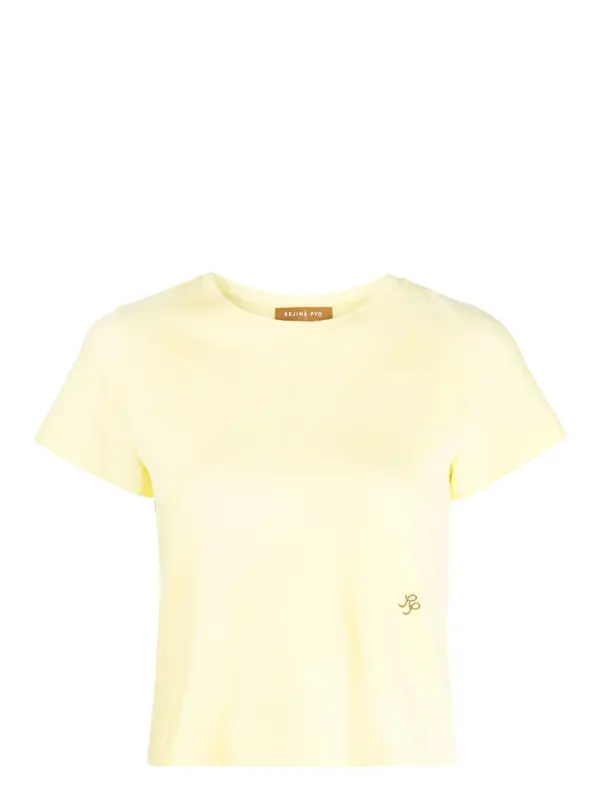 REJINA PYO Cropped T-shirt - Yellow