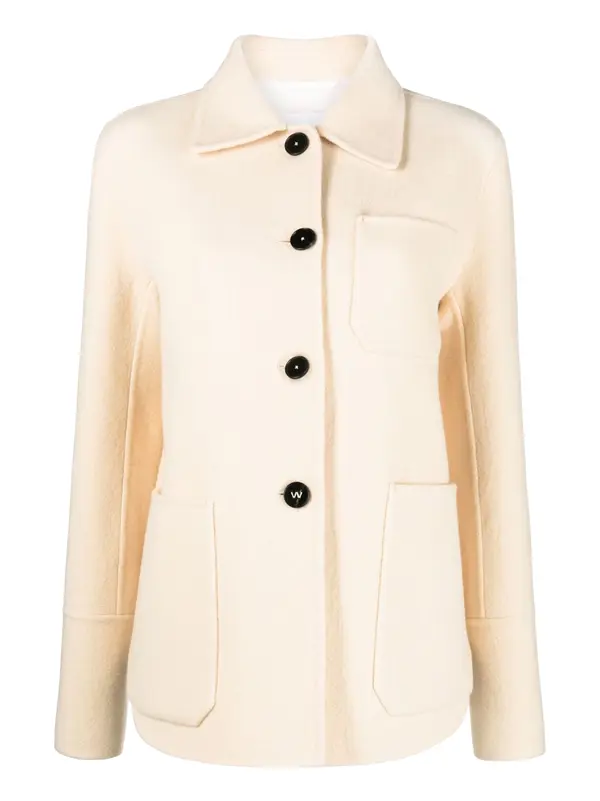 JIL SANDER Button-up Shirt Jacket - Neutrals