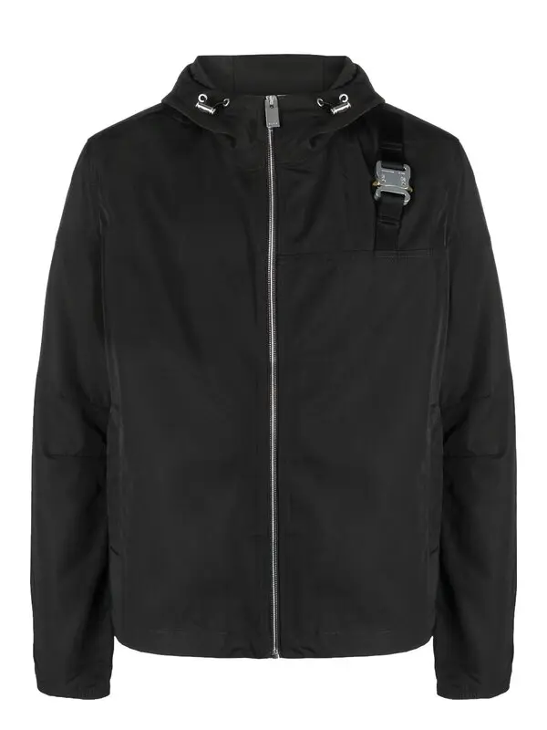 1017 Alyx 9sm Buckle-detail Hooded Jacket - Black