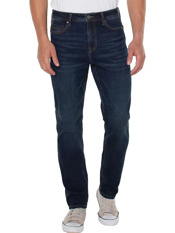 LIVERPOOL Kingston Modern Stretch Straight Leg Jeans - El Camino