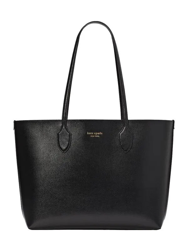 Kate Spade New York Large Bleecker Leather Tote - Black