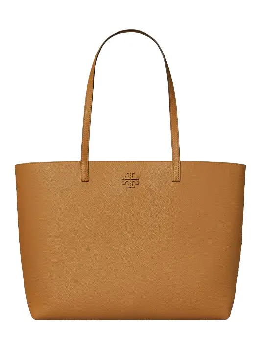 Tory Burch Mcgraw Leather Tote - Tiramisu