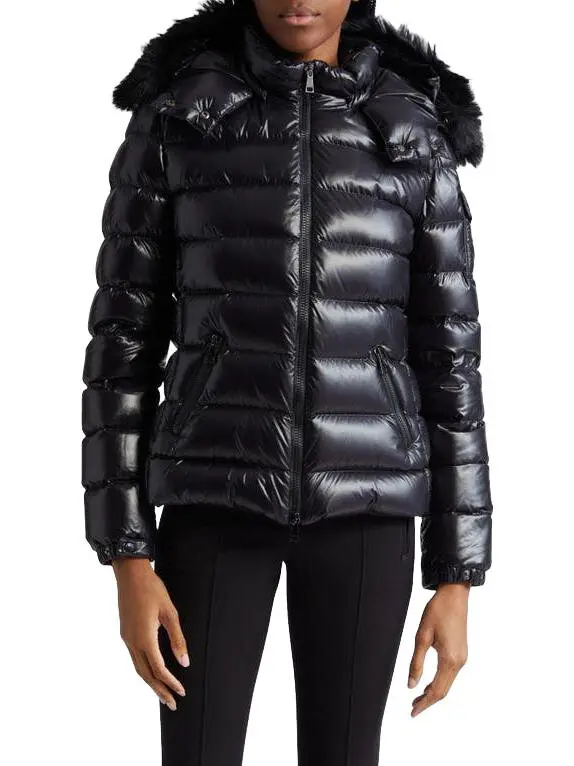 Moncler Badyf Hooded Down Jacket - Black/black