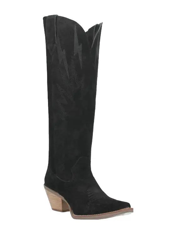 DINGO Thunder Road Cowboy Boots - Black