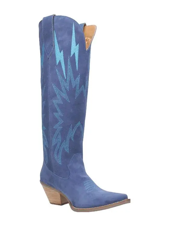 DINGO Thunder Road Cowboy Boots - Blue