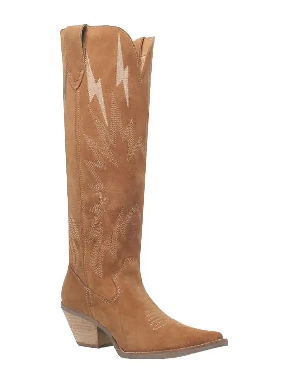 DINGO Thunder Road Cowboy Boots - Camel