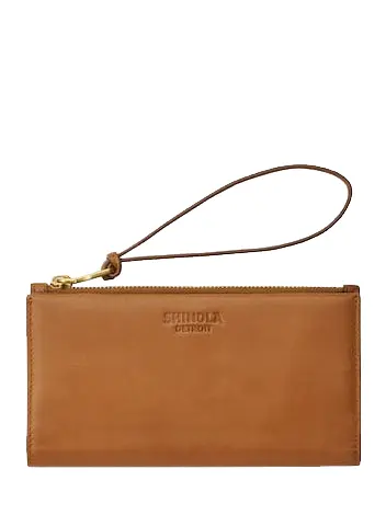 Shinola Leather Wristlet - Tan