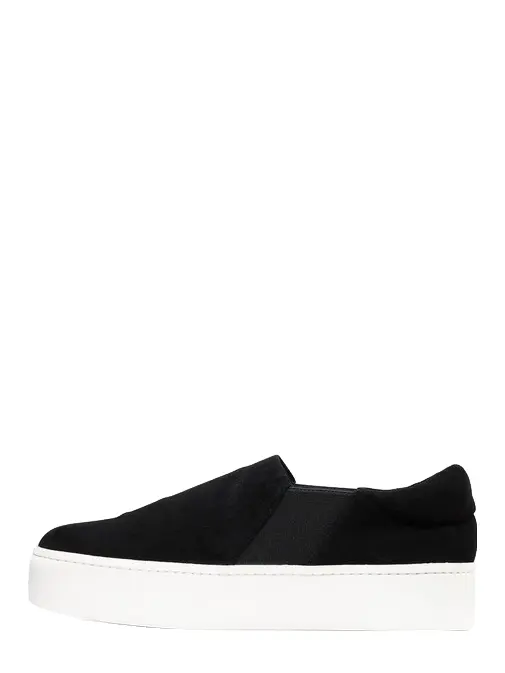 Vince Suede Platform Sneakers - Black