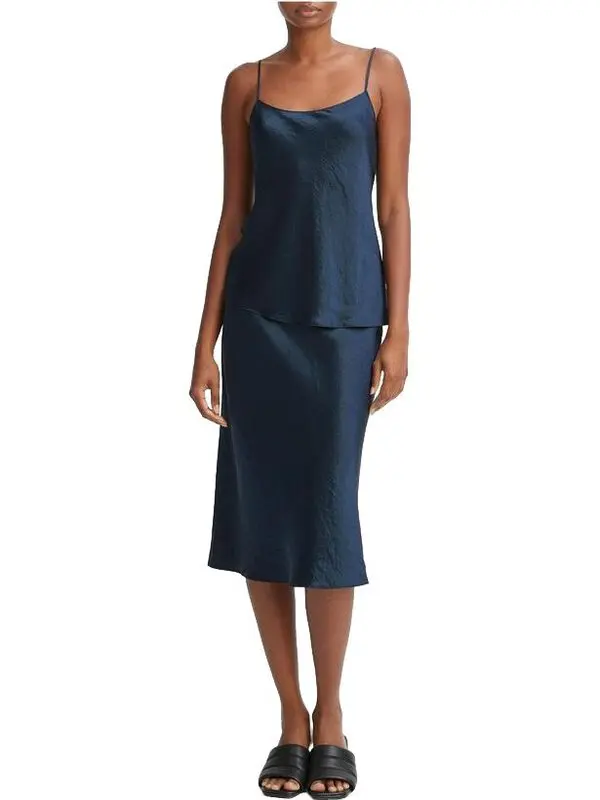 Vince Satin Cami - Black