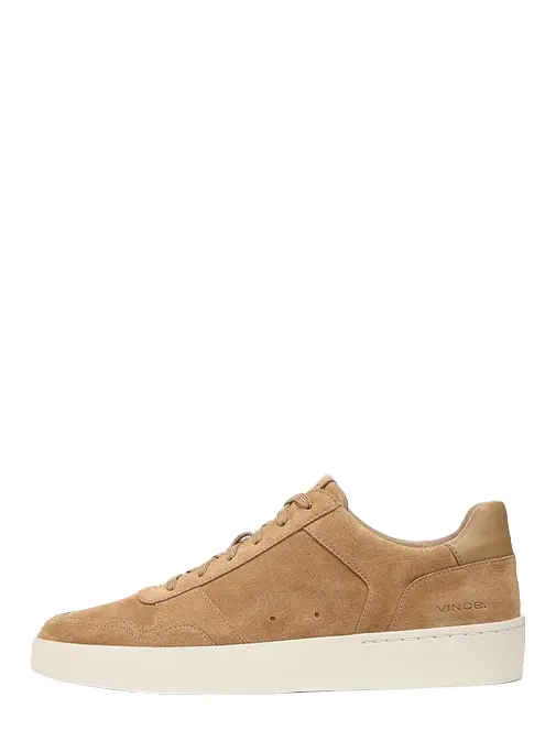 Vince Peyton Leather Lace-up Sneakers - Natural