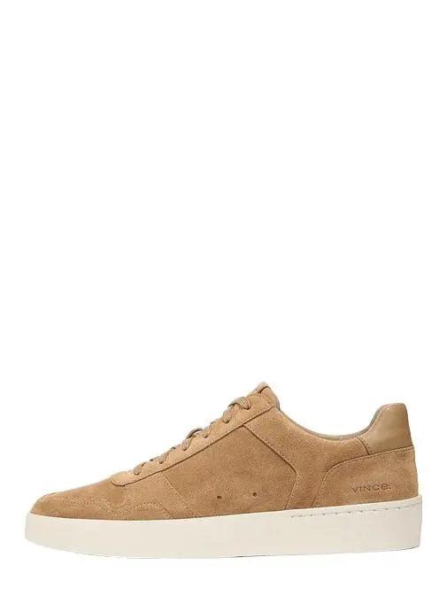 Vince Peyton Leather Lace-up Sneakers - Natural