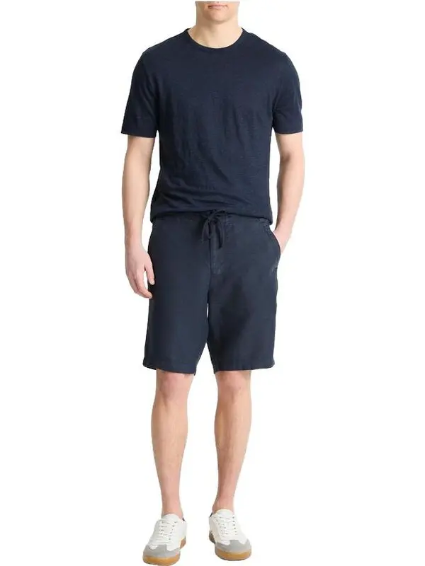 Vince Hemp Drawstring Short - Black