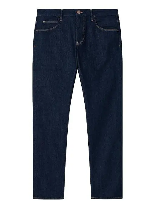 Giorgio Armani Five-pocket Slim-fit Trousers - Blue