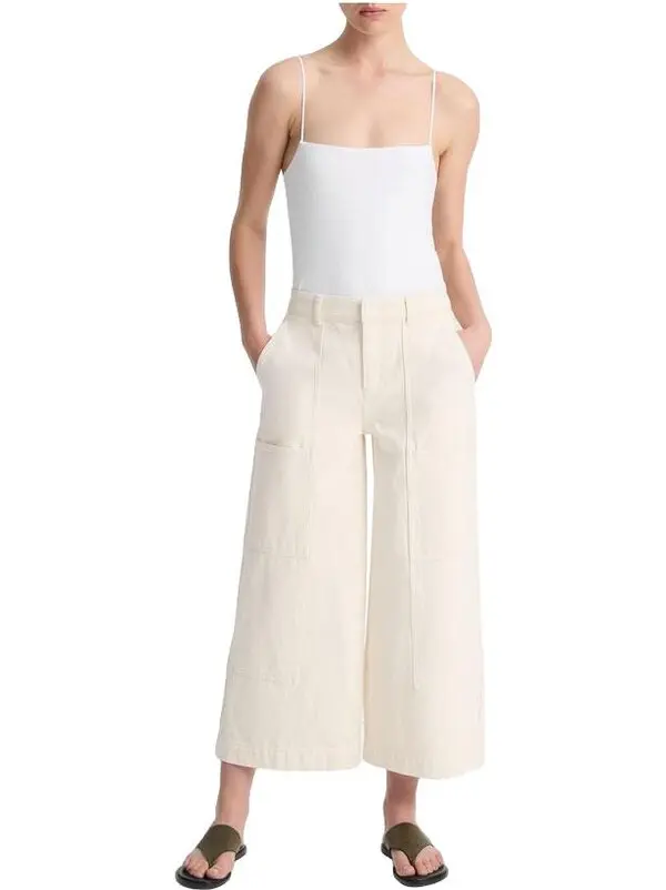 Vince Pima Cotton Camisole - White