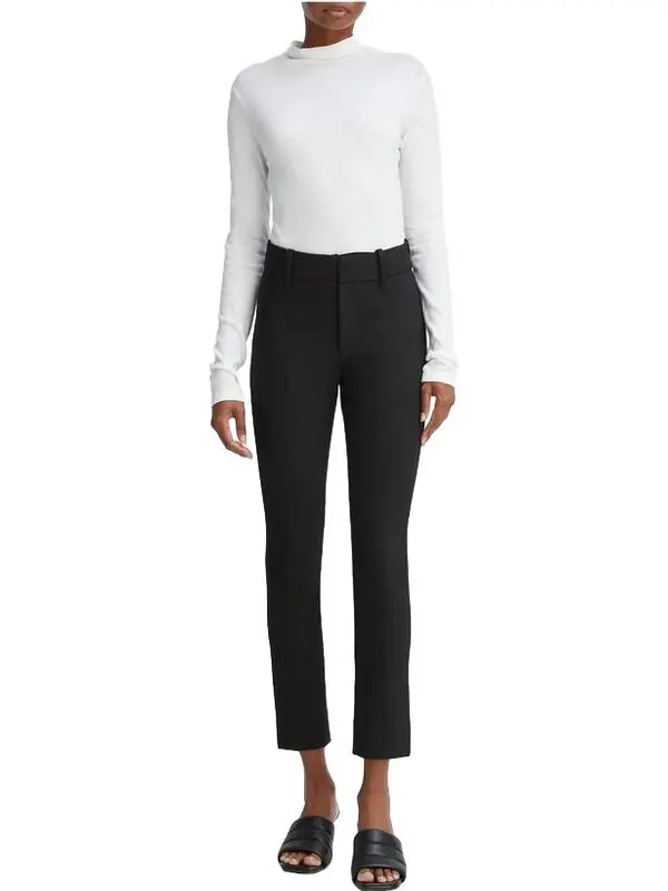 Vince High-rise Cigarette Pant - Black