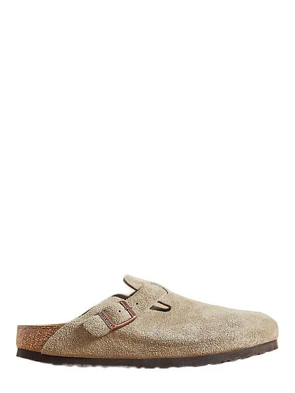 BIRKENSTOCK Boston Soft Footbed Clogs - Taupe