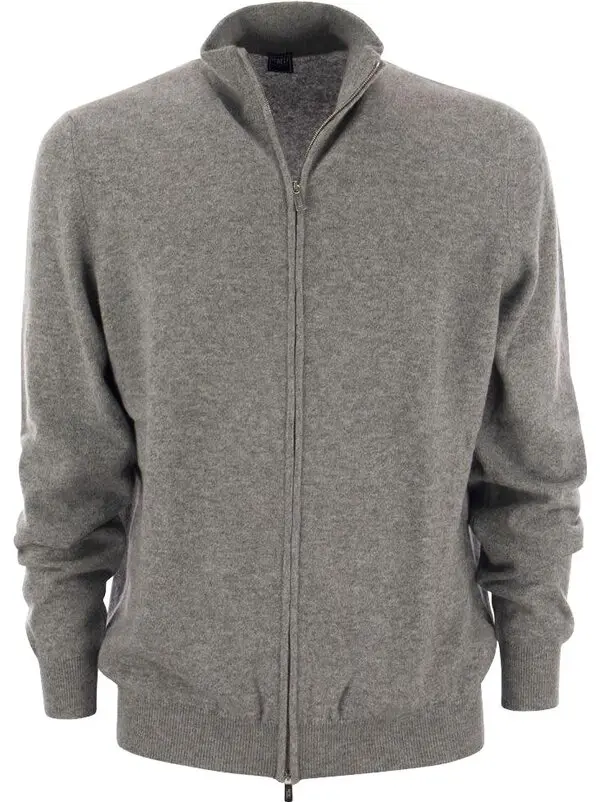 Fedeli Favonio Cashmere Cardigan - Grey