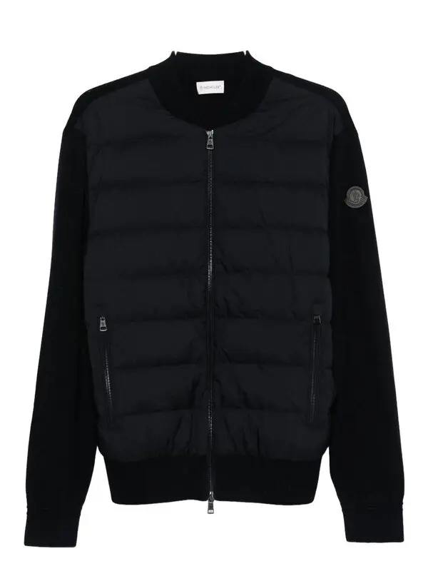 Moncler Padded Zip-up Cardigan - Blue