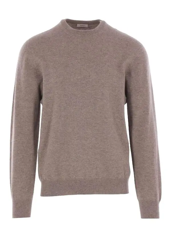 Agnona Cashmere Knit Sweater - Dark Beige Sesame
