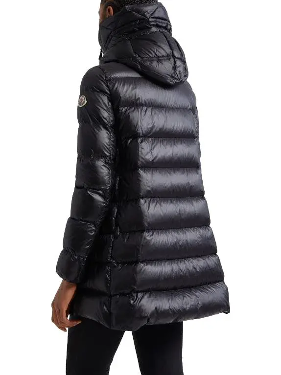 Moncler Suyen Quilted Down Parka - Black/black