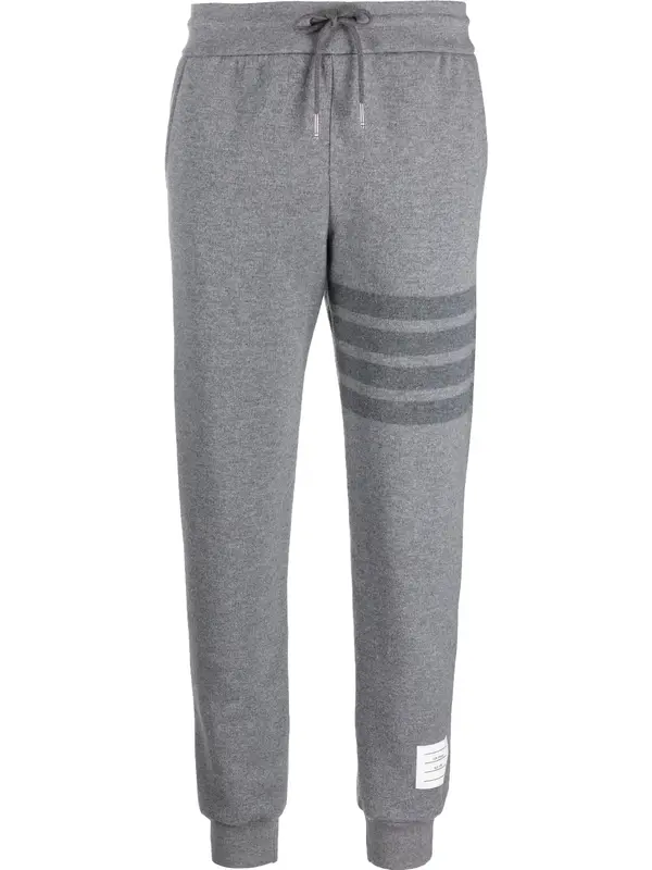 Thom Browne Knitted Track Pants - Grey