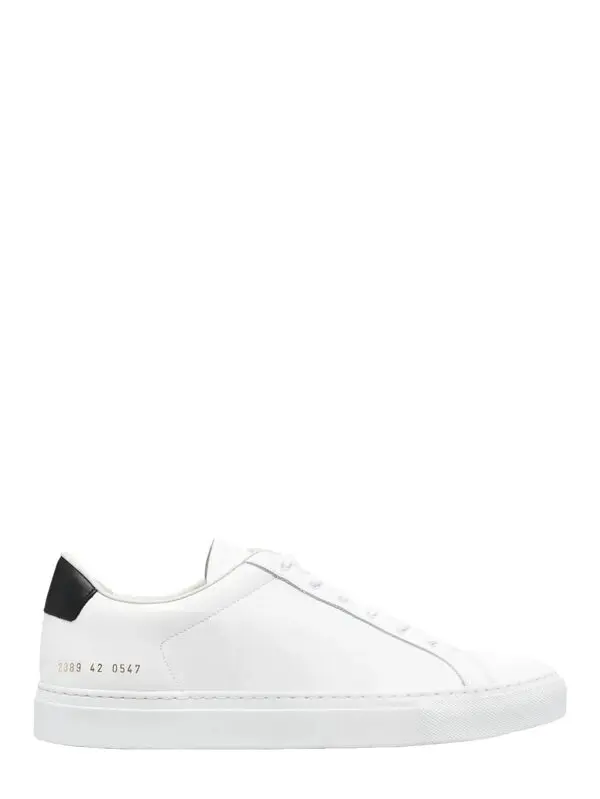 COMMON PROJECTS Retro Leather Sneakers - White