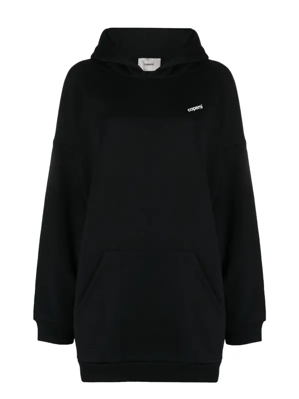 Coperni Oversized Logo-print Hoodie - Black