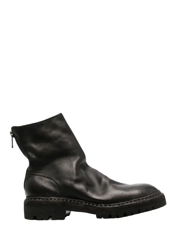 Guidi 45mm Leather Ankle Boots - Black