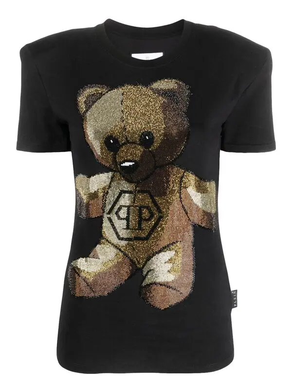 Philipp Plein Crystal-embellished T-shirt - Black
