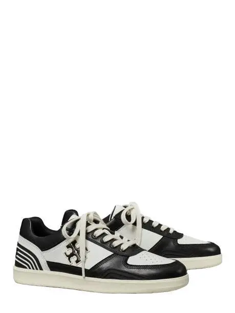 Tory Burch Clover Court Sneakers - Purity/perfect Black