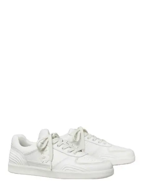 Tory Burch Clover Court Sneakers - Titanium White