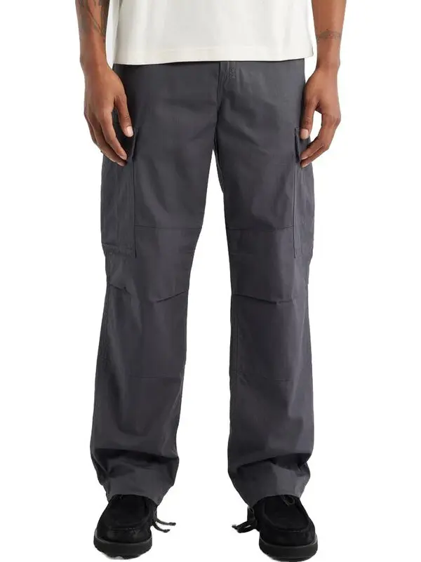 Carhartt Work In Progress Cotton Ripstop Cargo Pants - Graphite