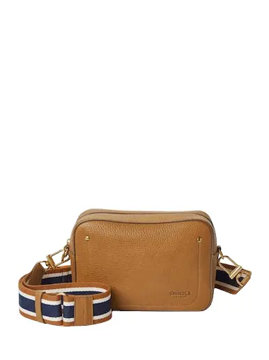Shinola Camera Crossbody Bag - Tan