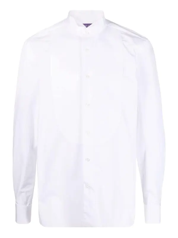 Ralph Lauren Purple Label Wingtip-collar Poplin Shirt - White
