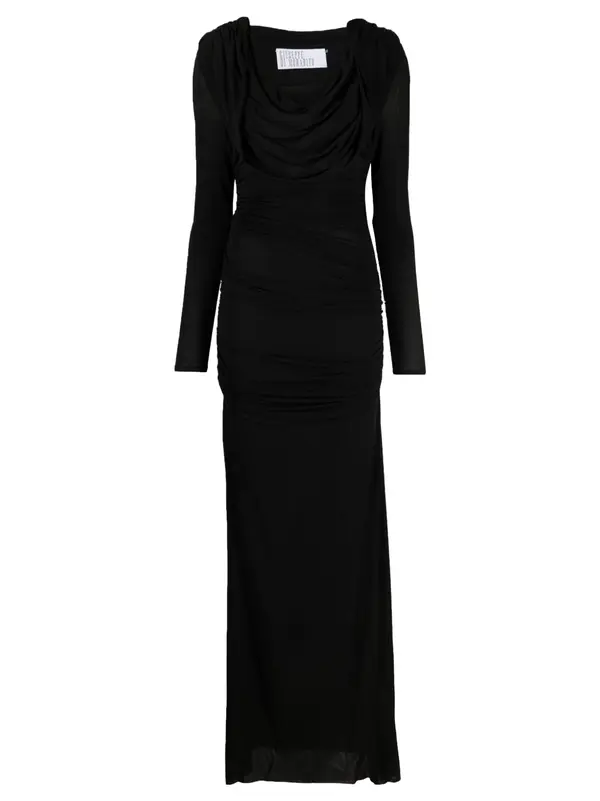 Giuseppe Di Morabito Cowl-neck Maxi Dress - Black