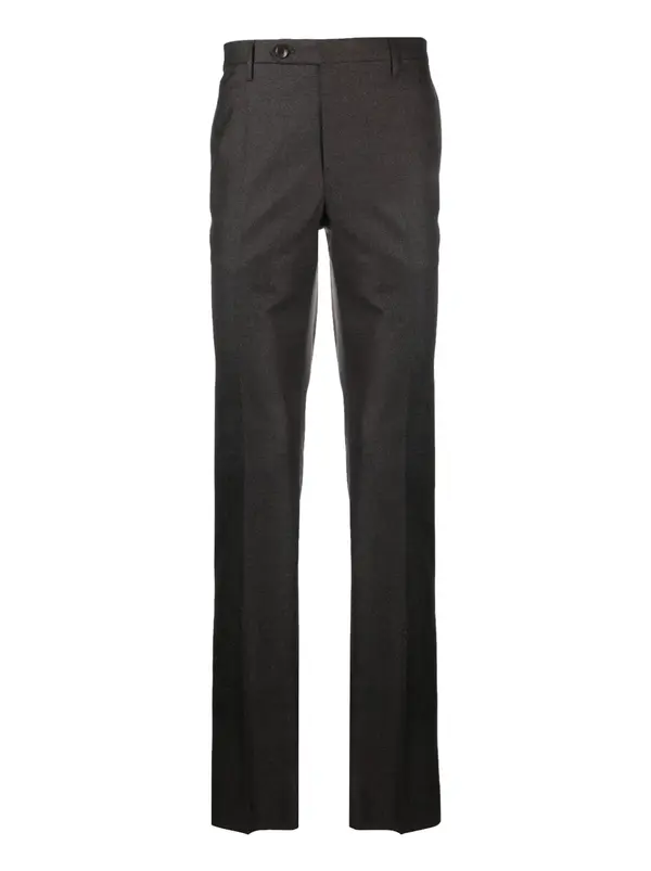 ROTA Pressed-crease Tailored Trousers - Brown