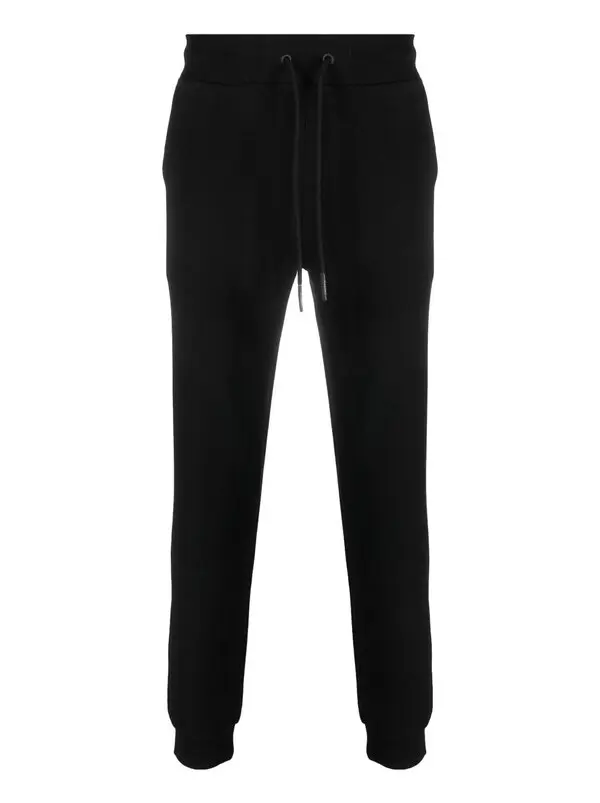 Iceberg Logo-embroidered Drawstring Track Pants - Black