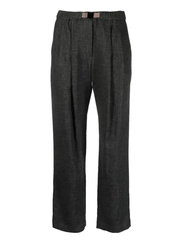 Brunello Cucinelli Pleated Straight-leg Trousers - Grey