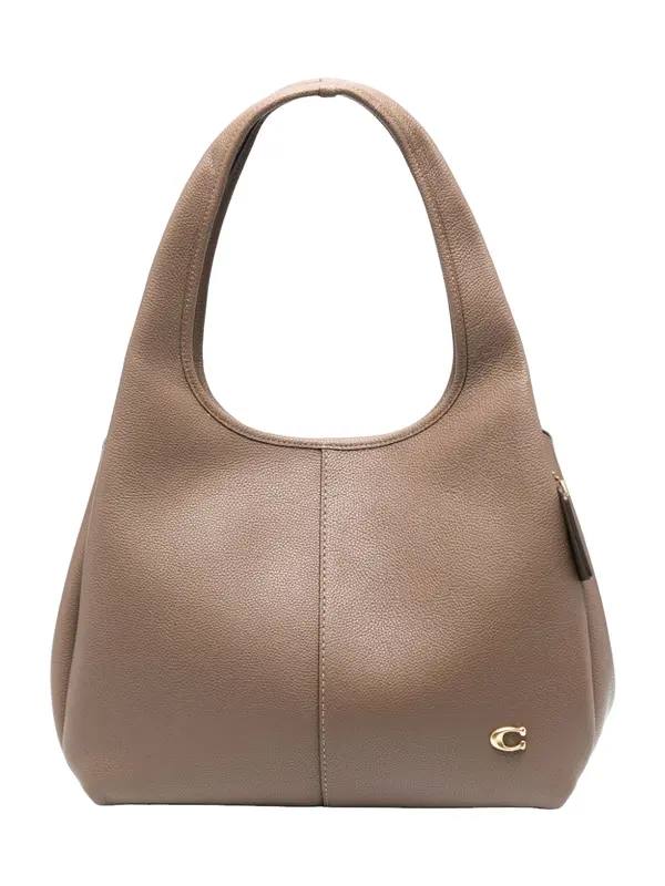COACH® Lana Pebbled-leather Tote - Brown