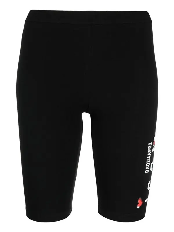 Dsquared2 X Pac-man Icon-print Shorts - Black