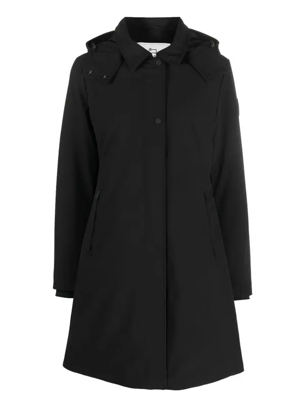 Woolrich Hooded Parka Coat - Black