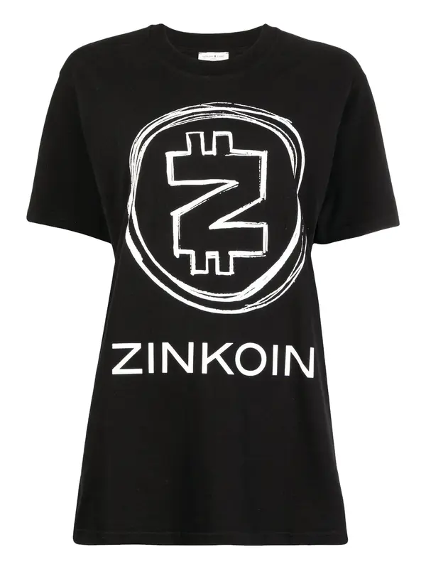 Natasha Zinko Logo-print T-shirt - Black