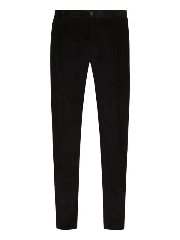 Dolce & Gabbana Corduroy Tailored Trousers - Black