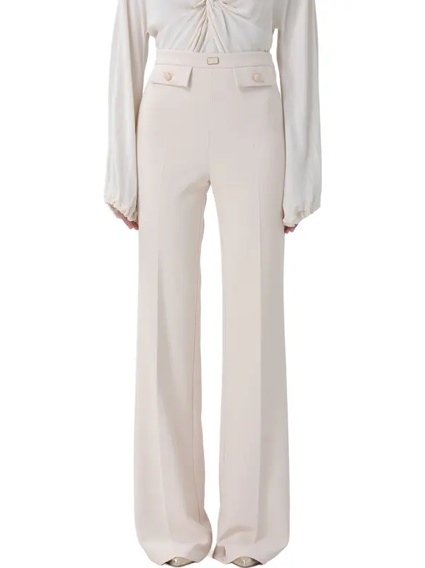 Elisabetta Franchi Trousers - White
