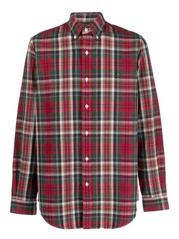 Polo Ralph Lauren Check-print Cotton Shirt - Red