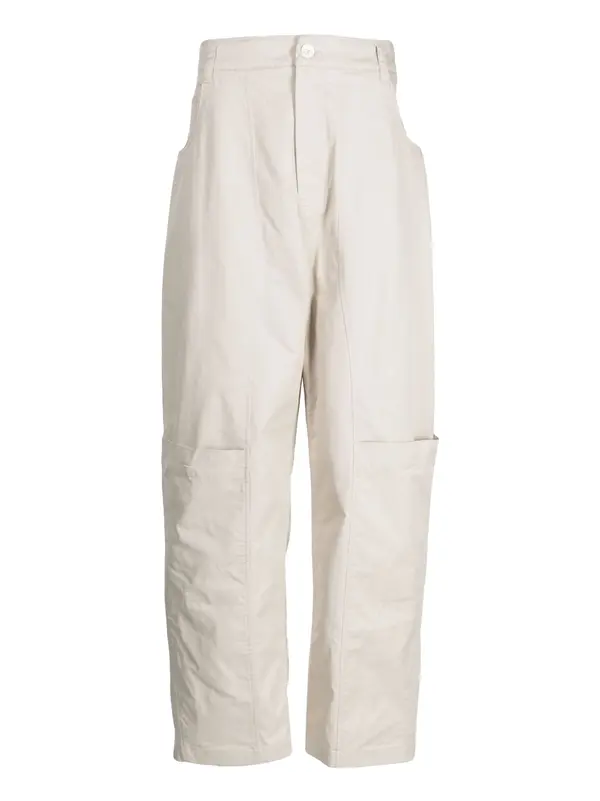 SONGZIO Straight-leg Cargo Trousers - Neutrals