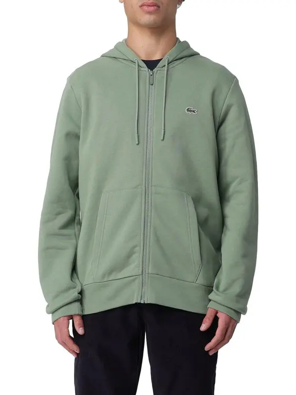 Lacoste Full Zip Hoodie - Sage