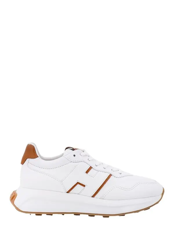 Hogan H641 Leather Low Top Sneakers - White