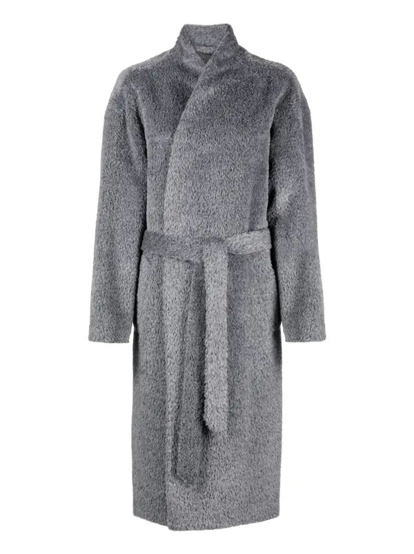 Isabel Marant Caliste Faux-fur Coat - Grey