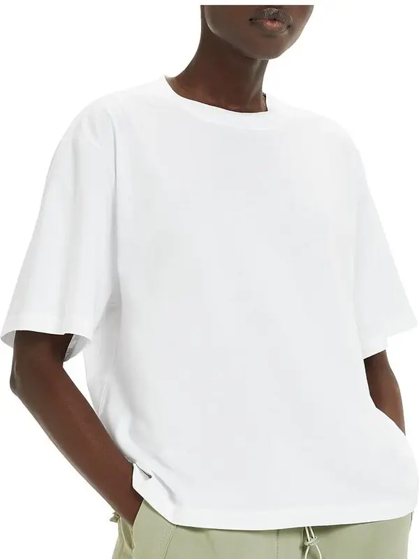 Whistles Boyfriend Oversized Tee - White